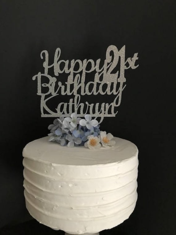 Any Name Personalized Birthday Cake Topper 1st Birthday - Etsy