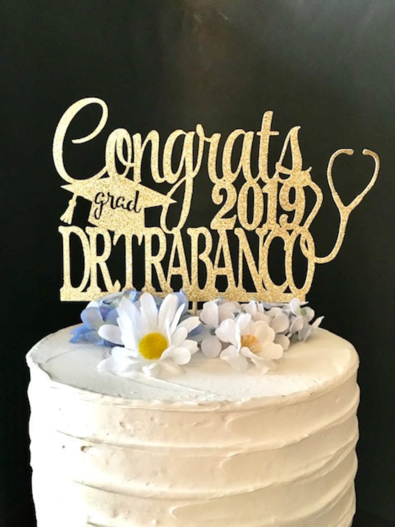 Doctor Graduation Cake Topper Graduation Cake Topper Doctor - Etsy