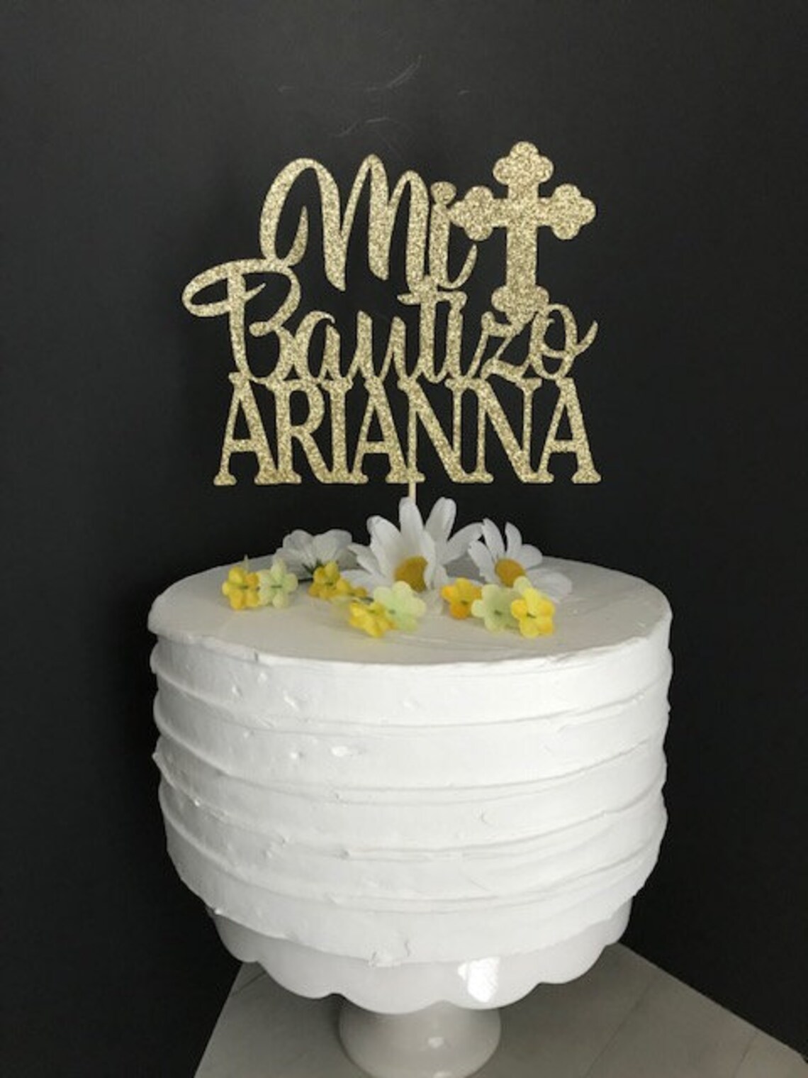 Custom Mi Bautizo Cake Topper Mi Bautizo Cake Topper Baptism | Etsy