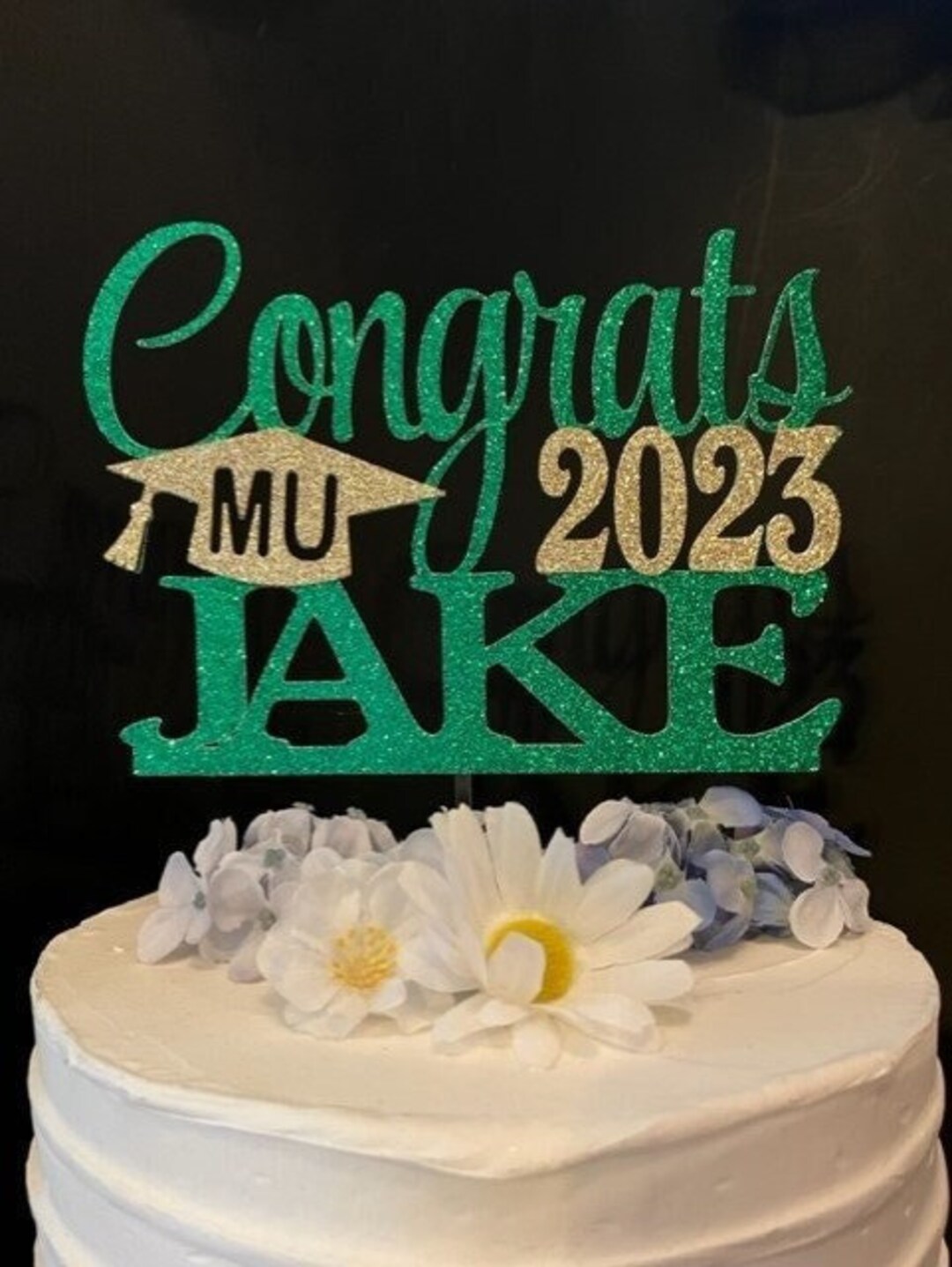 Any Name Graduation Cake Topper Personalized Graduation Cake - Etsy