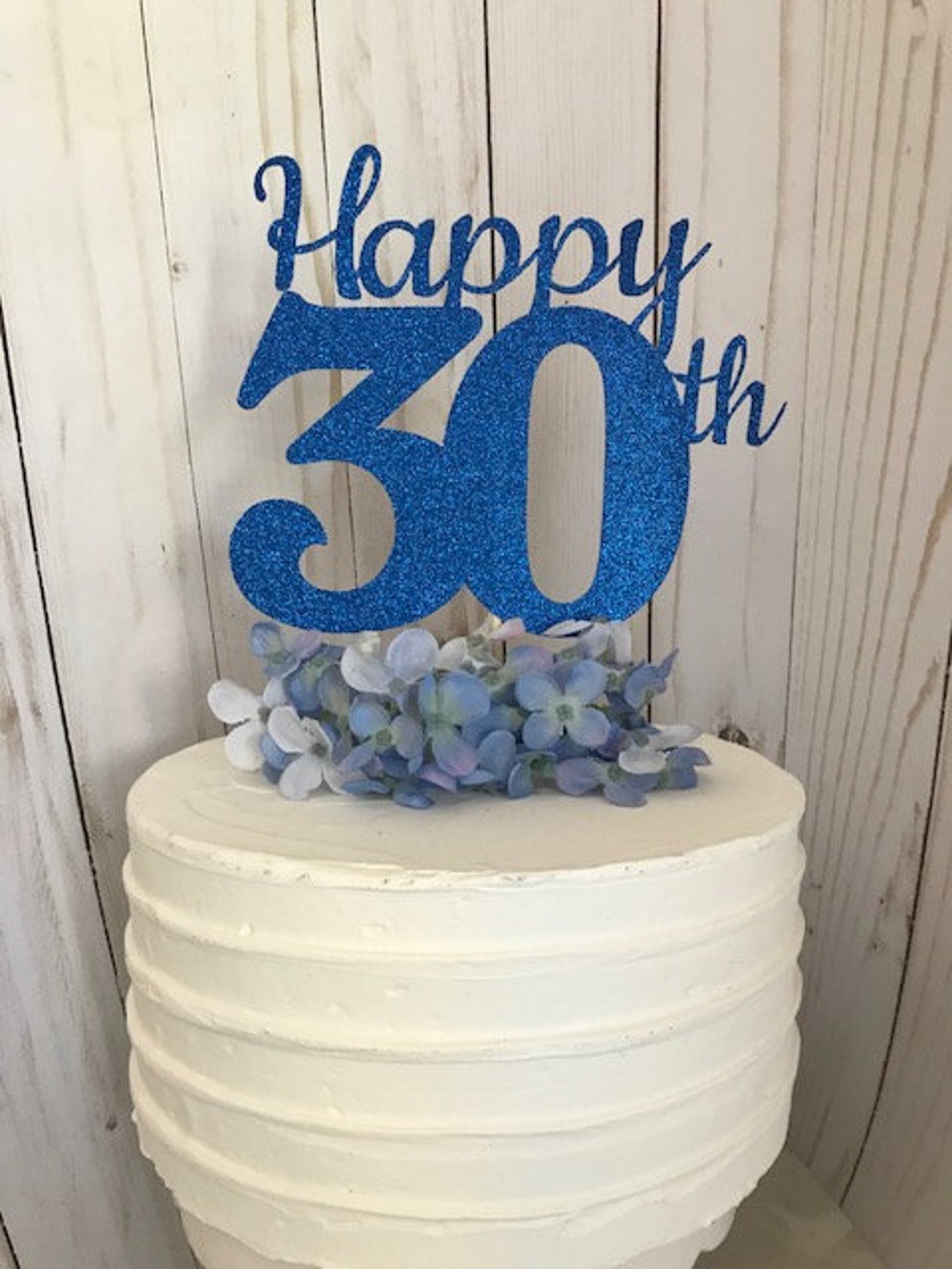 30th Birthday Cake Topper 30th Cake Topper 30 Birthday Cake | Etsy