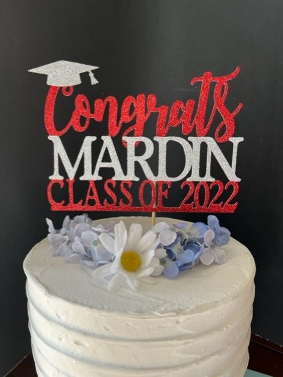 Graduation Cake Topper Any Name Personalized Graduation Cake - Etsy
