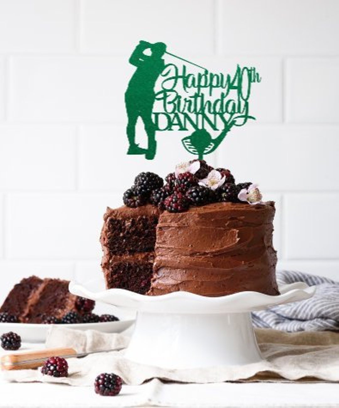 Golf Cake Topper, Golf Birthday Cake Topper, Golf Birthday Topper, Man ...