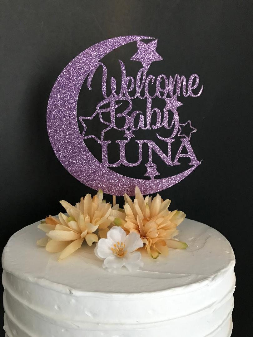 Twinkle Twinkle Little Star Cake Topper Welcome Baby Cake - Etsy