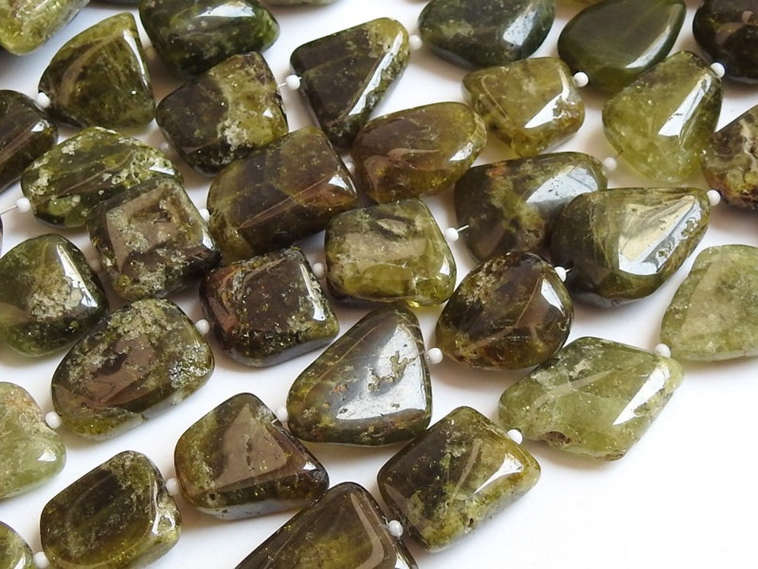 Vessonite Smooth Tumble Nugget Bead/8inches Strand/wholesaler/supplies ...