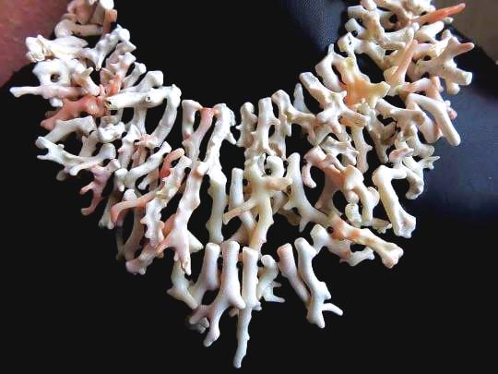 White Coral Natural Polished Rough Stick Branches 12inches Strand ...