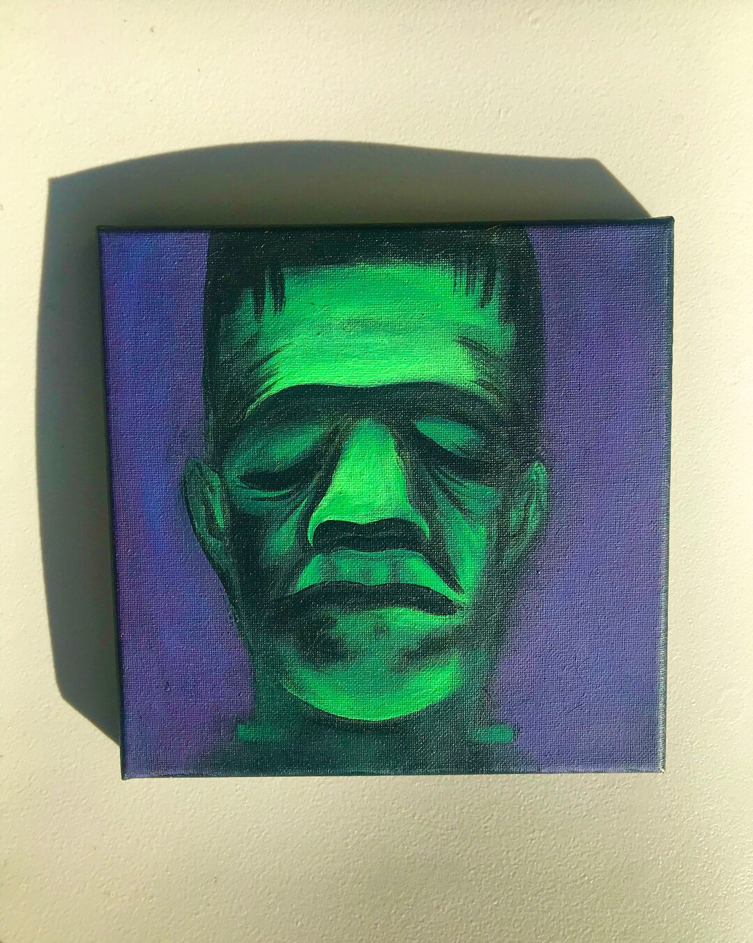 Frankenstein’s Monster Painting - Etsy