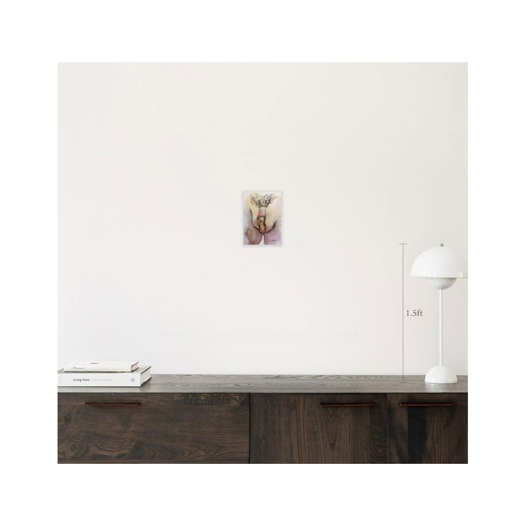 Original Yoni Vulva Drawing Cute Colorful Yoni Art Handmade Vulva Art ...