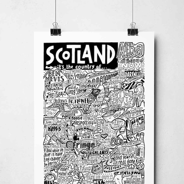 Scotland Poster - Etsy