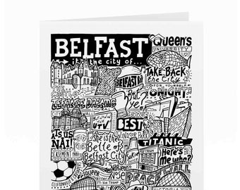 Belfast Card - Etsy