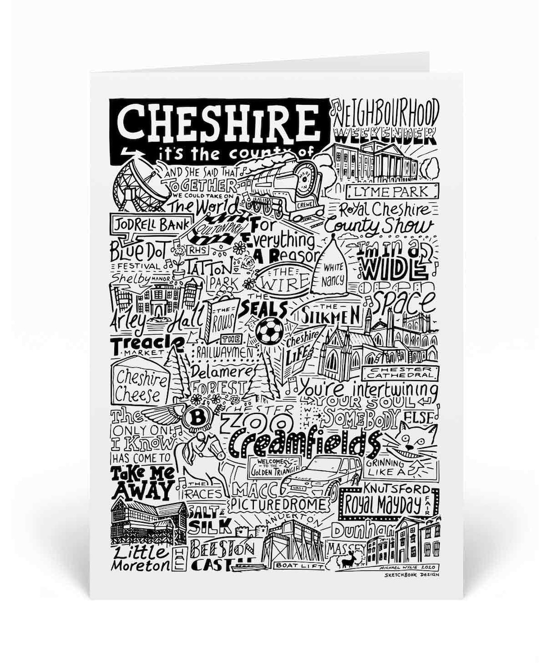 Cheshire Greetings Card Chester Birthday Gifts - Etsy