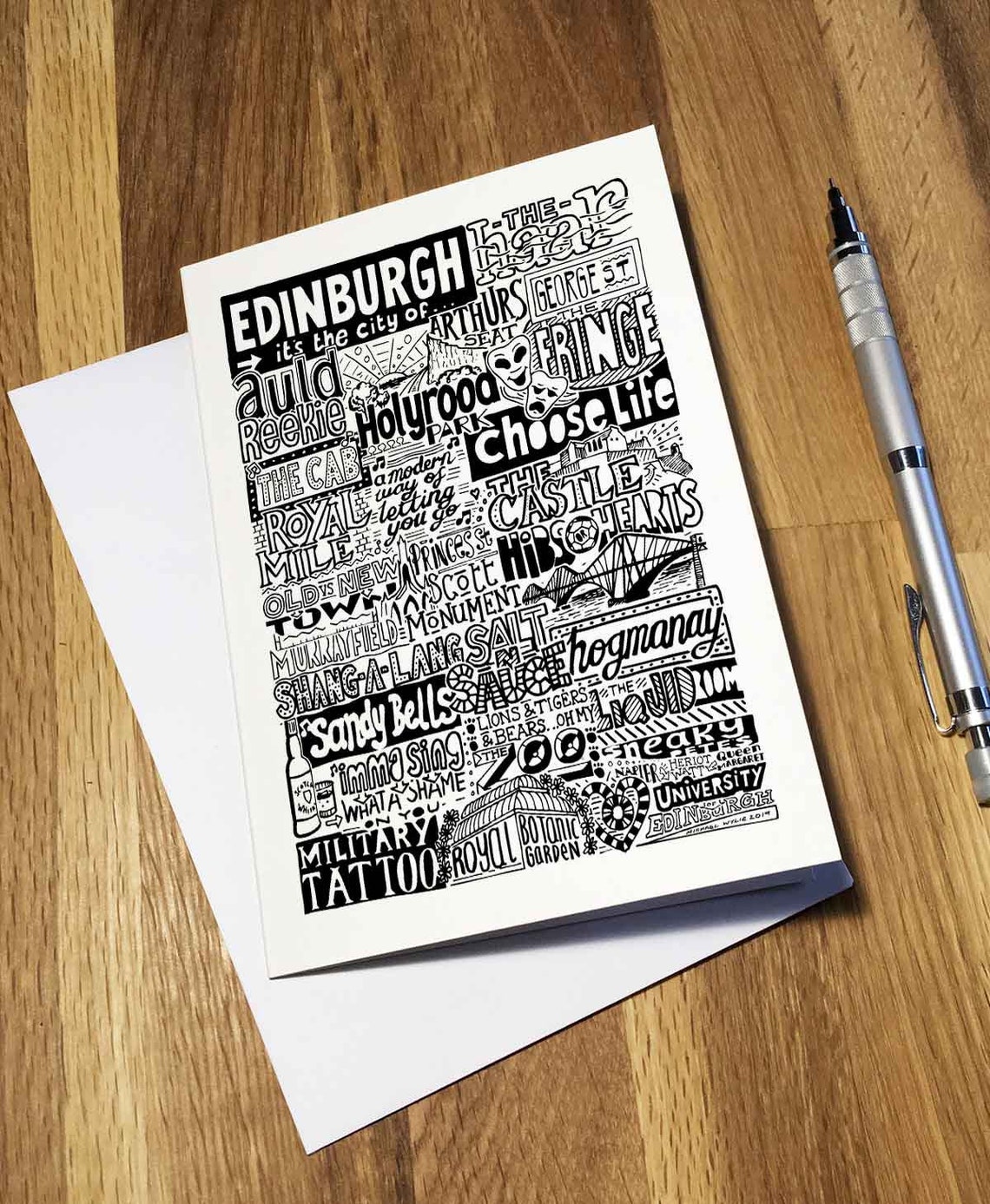 Edinburgh Greetings Card Scottish Birthday Gifts - Etsy