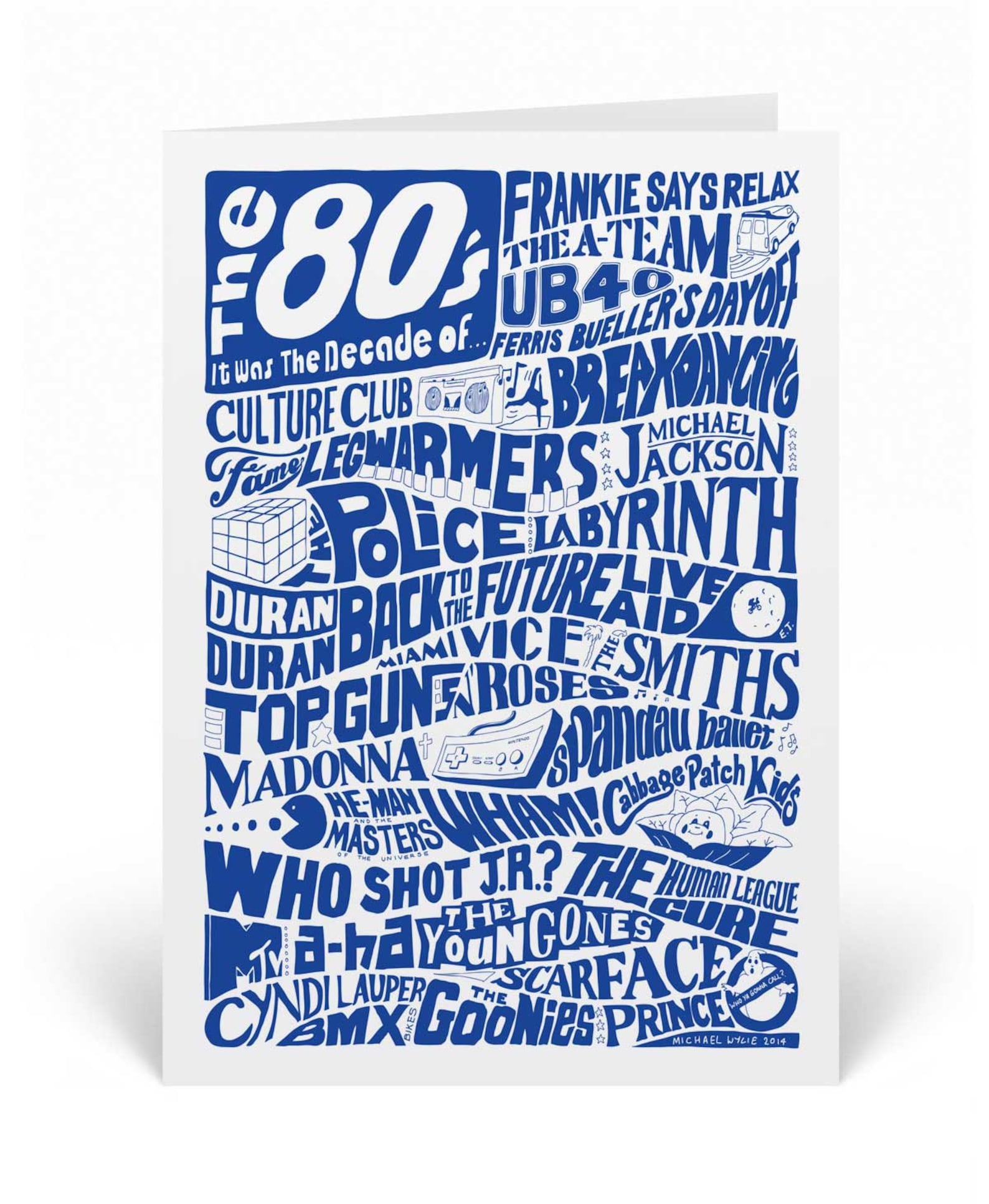 The Eighties 1980's Greetings Card - Etsy UK