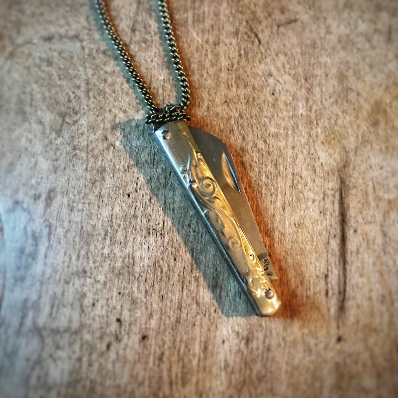 Knife Necklace - Etsy