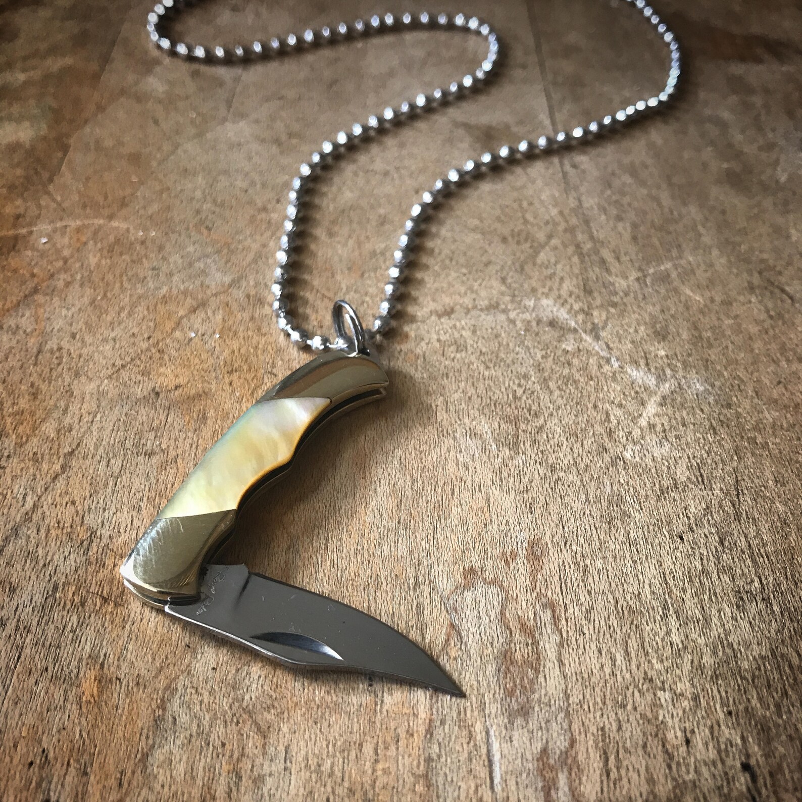 Miniature YELLOW SUNSHINE ABALONE Folding Pocket Knife - Etsy