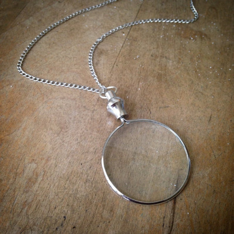 Magnifying Glass Pendant - Etsy