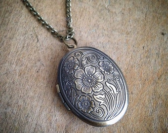 Locket Necklace Antique | Etsy
