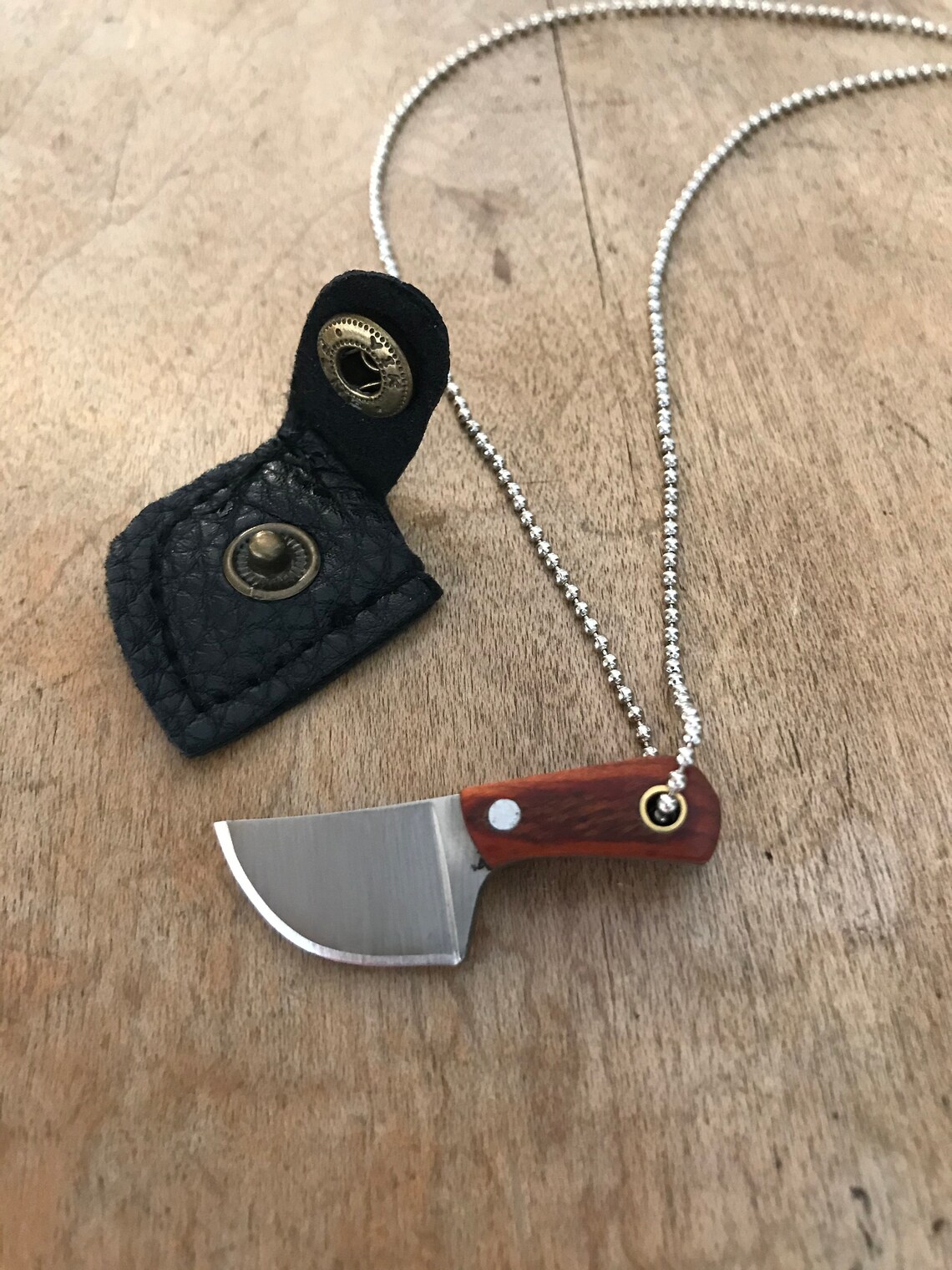 Miniature Butcher Cleaver Knife Necklace Mini 3/4 - Etsy