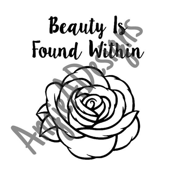 Beauty is Found Within SVG - Etsy