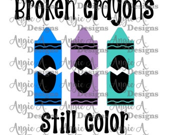 Broken Crayons Still Color Poster - Etsy