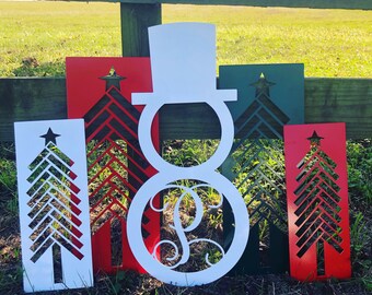 Metal snowman | Etsy