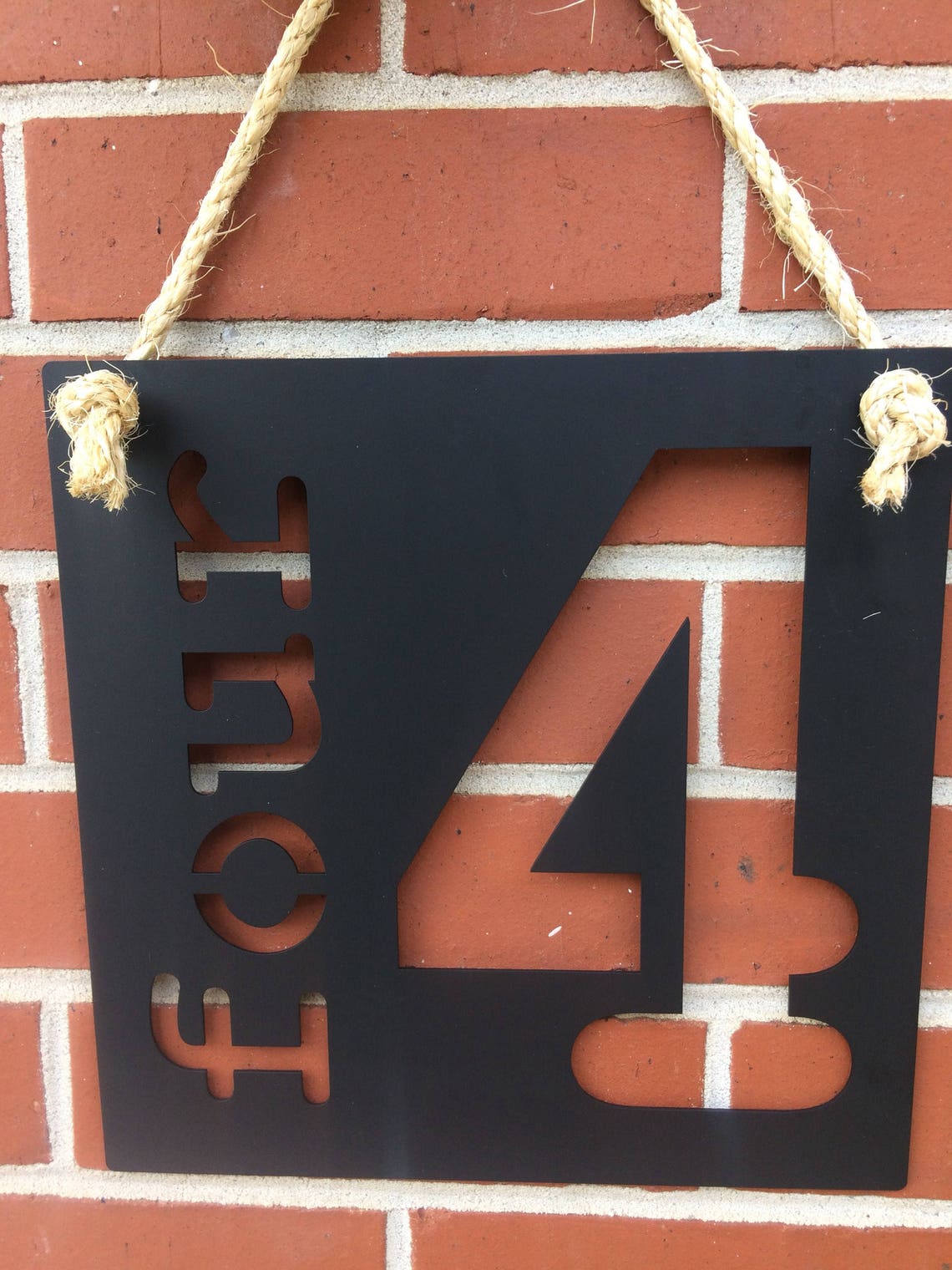 Metal Number Signs {indoor/outdoor}personalized Home Decor - Etsy