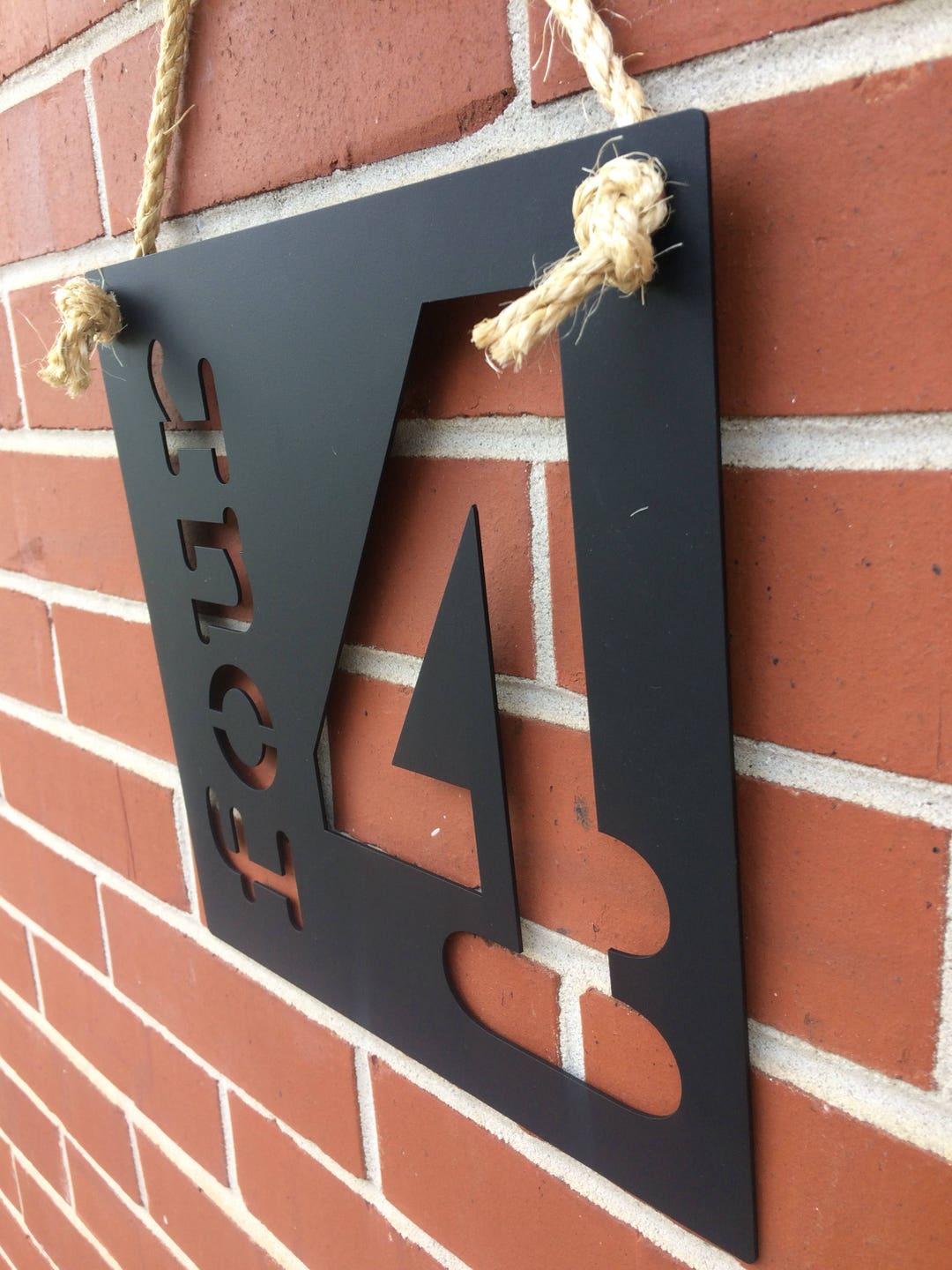 Metal Number Signs {indoor/outdoor}personalized Home Decor - Etsy