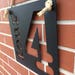Metal Number Signs {indoor/outdoor}personalized Home Decor - Etsy