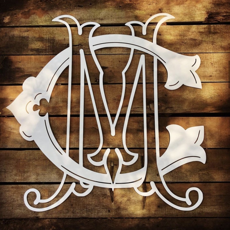 Metal Monogram - Etsy