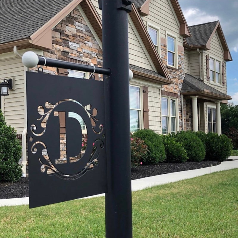 Monogram Garden Flag - Etsy