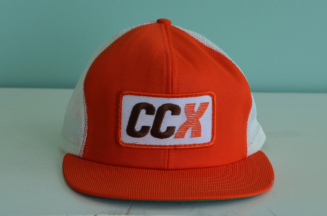 Vintage 80s Snapback Trucker Hat CCX Freight Trucking Mesh Baseball Cap ...