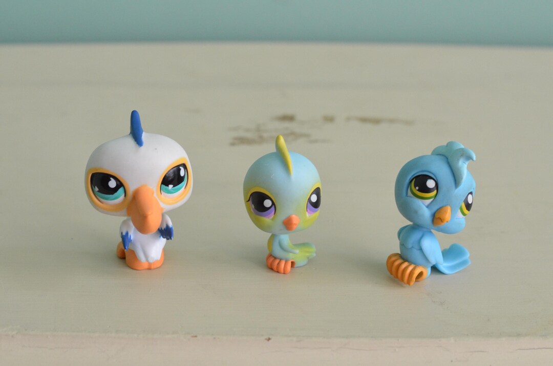 Vintage Littlest Pet Shop LPS Choice Birds Hasbro Authentic Collectible ...
