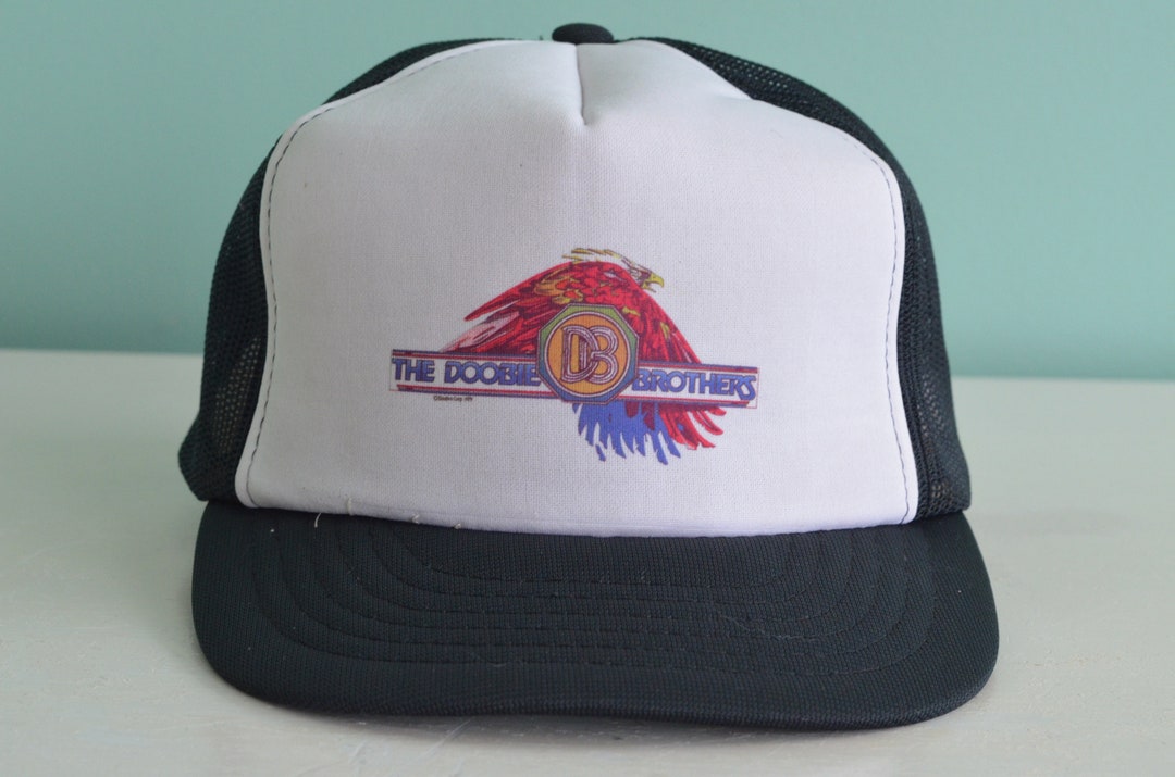 Vintage 70s Snapback Trucker Hat Doobie Brothers 1979 Concert Merch ...