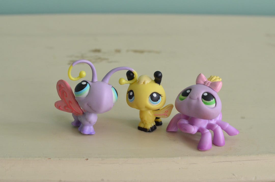Vintage Littlest Pet Shop LPS Choice Insects Spider Hasbro Authentic ...