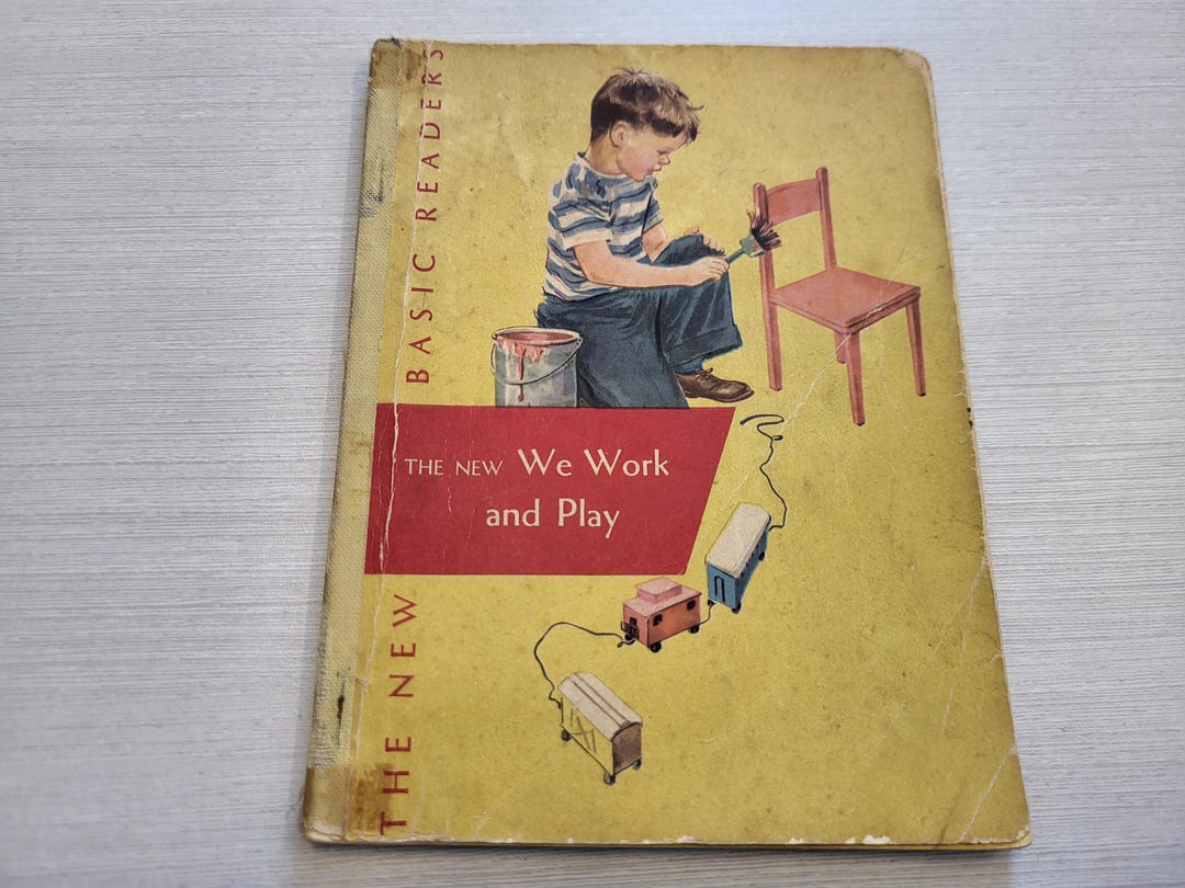 Vintage 50s the New Basic Readers "we Work and Play" Pre-primer School ...