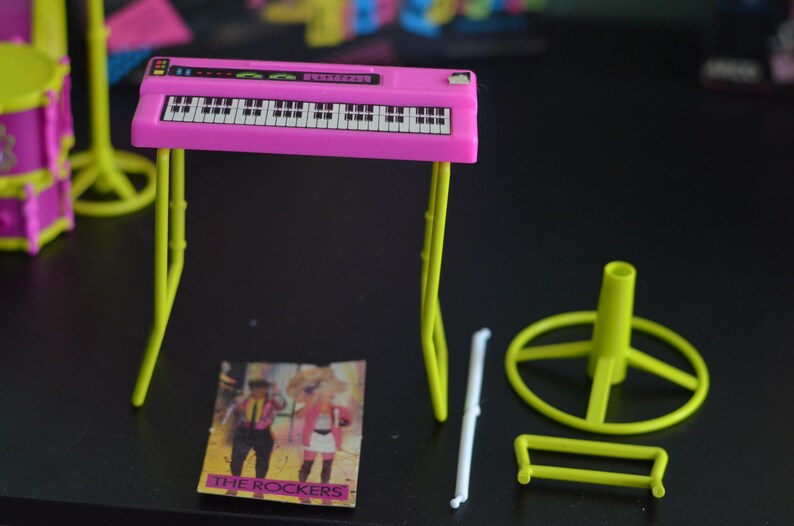 Vintage 80s Barbie and the Rockers Playsets Recording Studio and Live ...