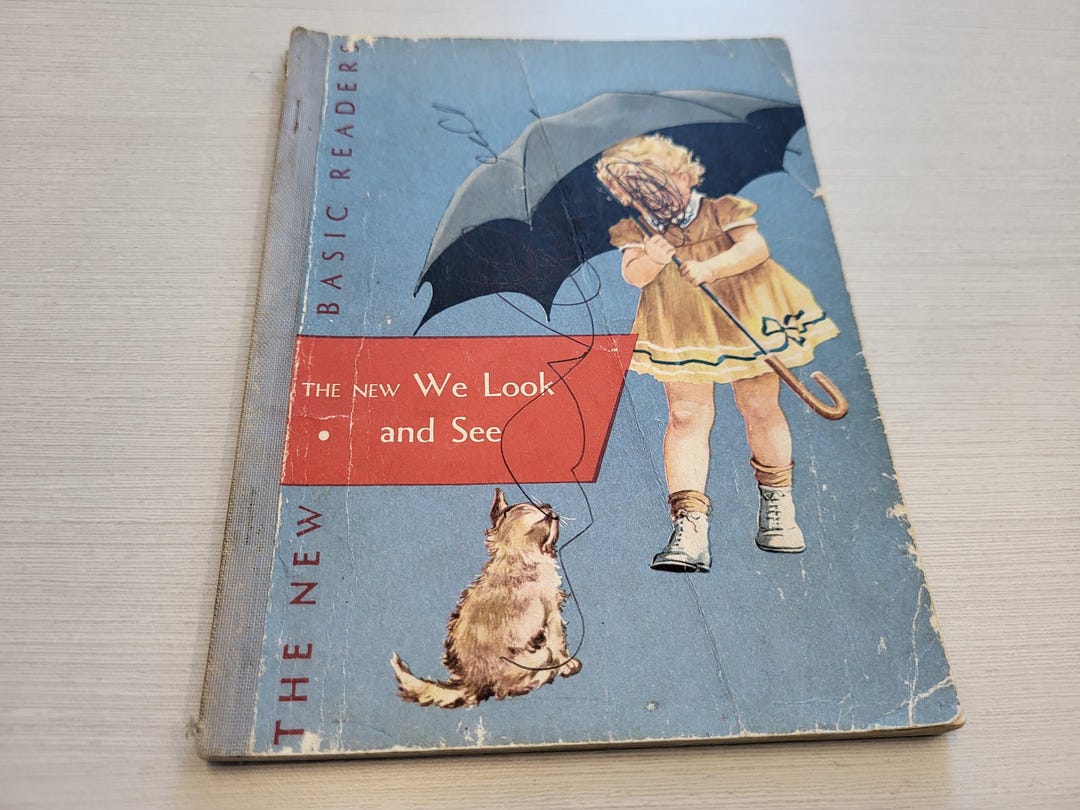 Vintage 50s the New Basic Readers "we Look and See" Pre-primer School ...