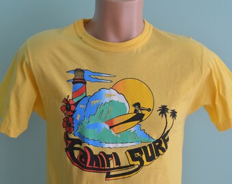 80s Surf T Shirt - Etsy