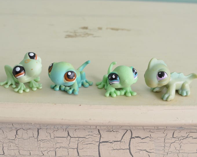 Vintage Littlest Pet Shop LPS Choice Frog and Reptiles Hasbro Authentic ...