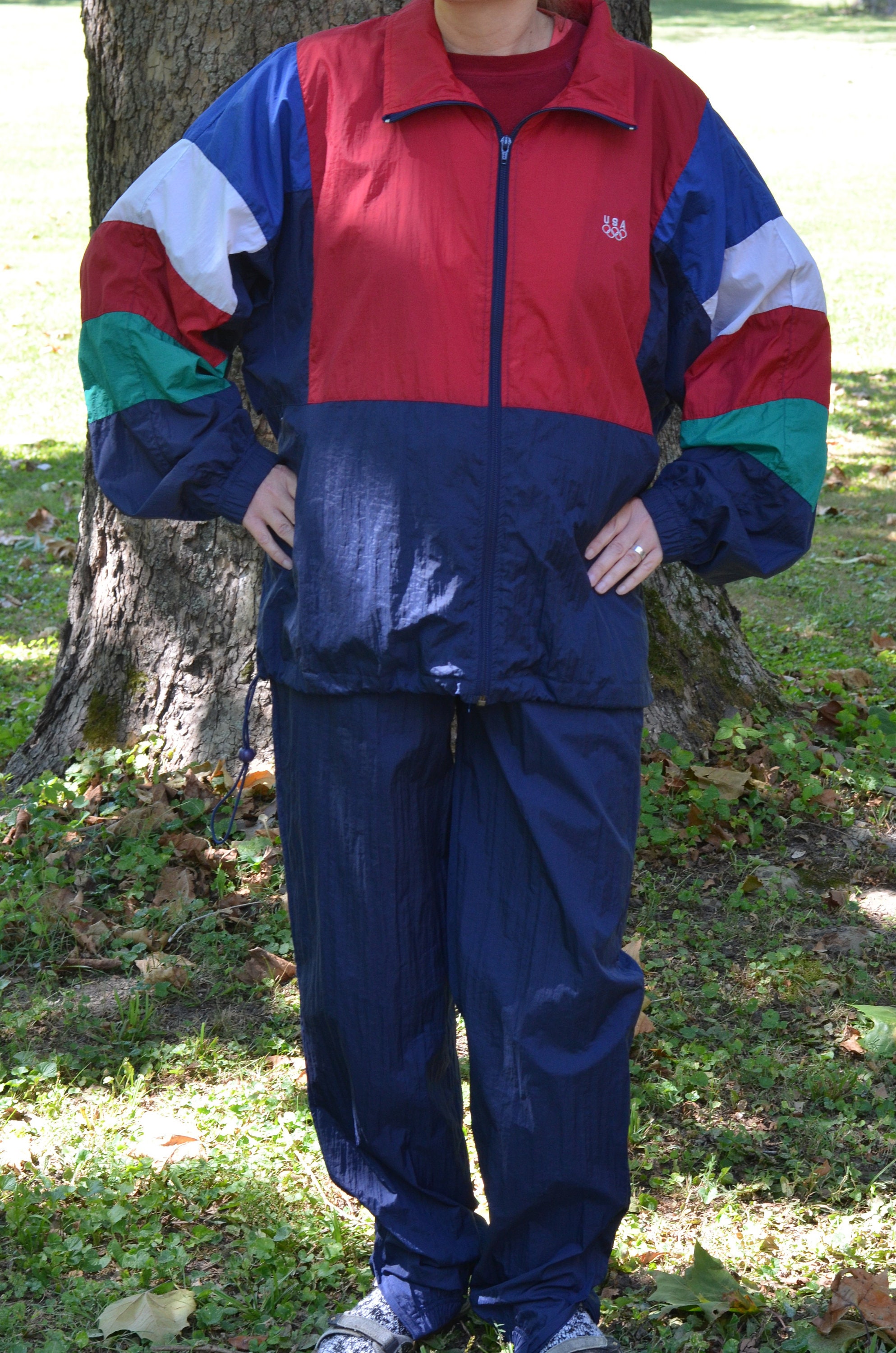 Vintage 90s US Olympics Track Suit XL Windbreaker and Medium - Etsy UK