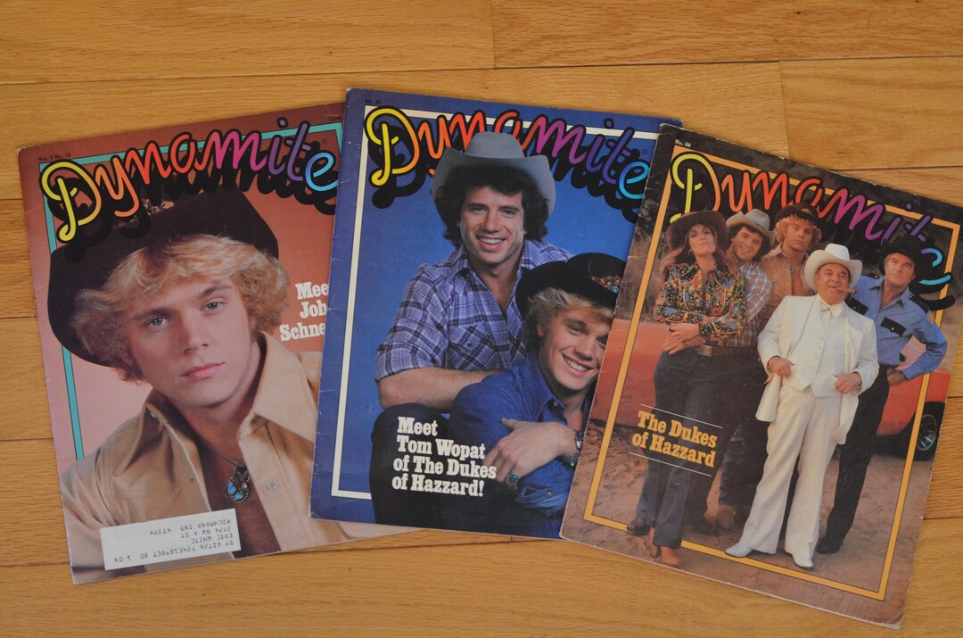 Vintage "dynamite" Kid's Magazine 1979-1981 Three Issues the Dukes of ...
