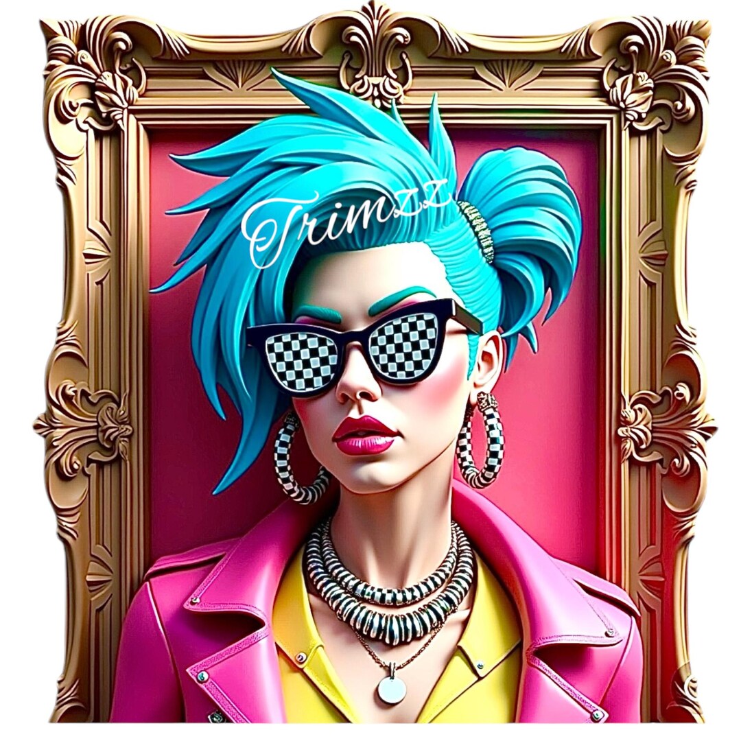 PNG Digital File Download to Include 1 Whimsical Rave Woman Design. NO ...