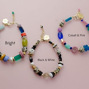 Handmade Statement Bracelet, Colorful Beaded Bracelet, Friendship ...