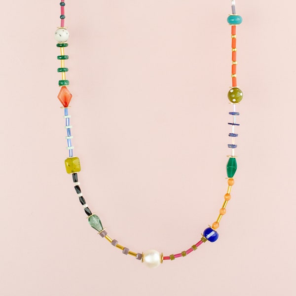 Necklace Colorful - Etsy