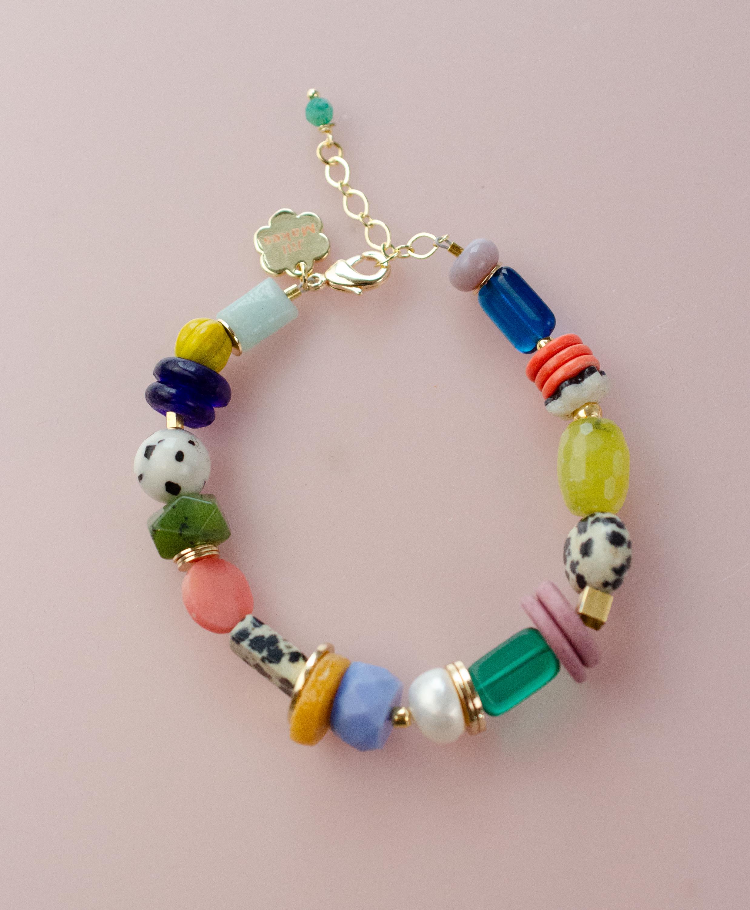 Colorful Beaded Bracelet, Statement Beaded Bracelet, Friendship ...