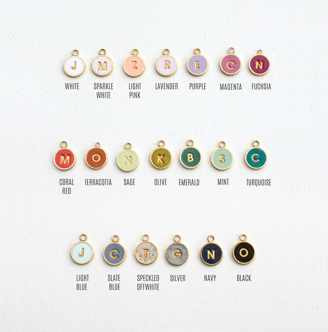 Custom Letter Necklace Initial Necklaces for Moms Multiple - Etsy