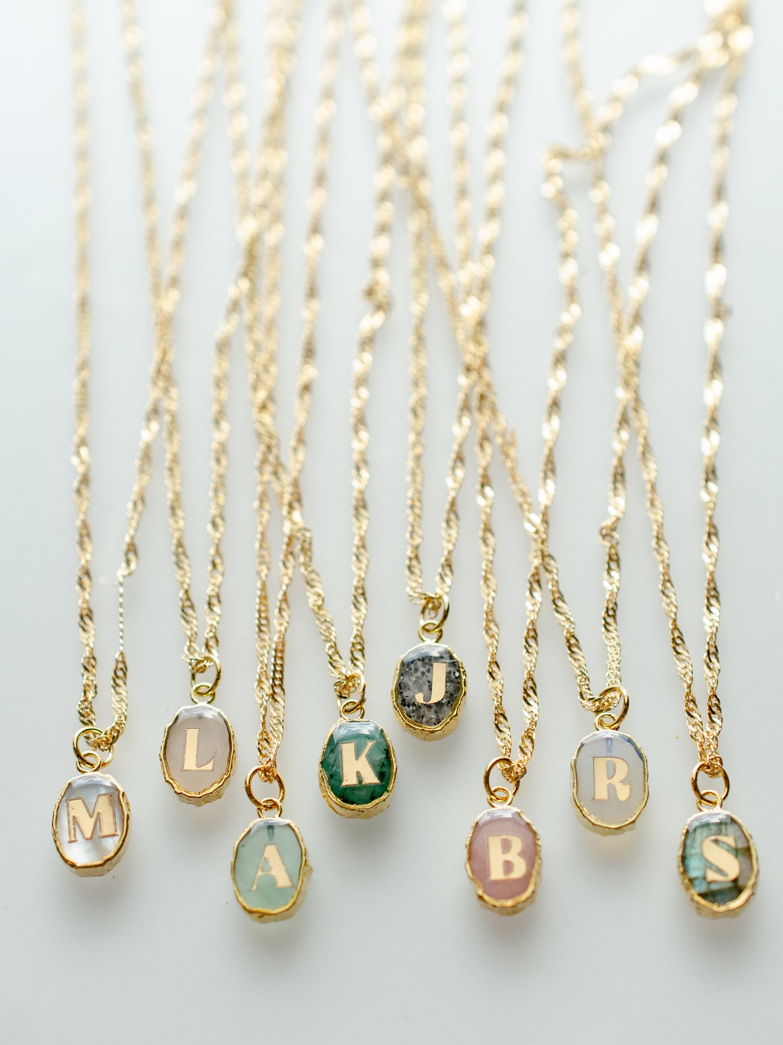 Small Gold Initial Necklace Custom Initial Necklace Small - Etsy