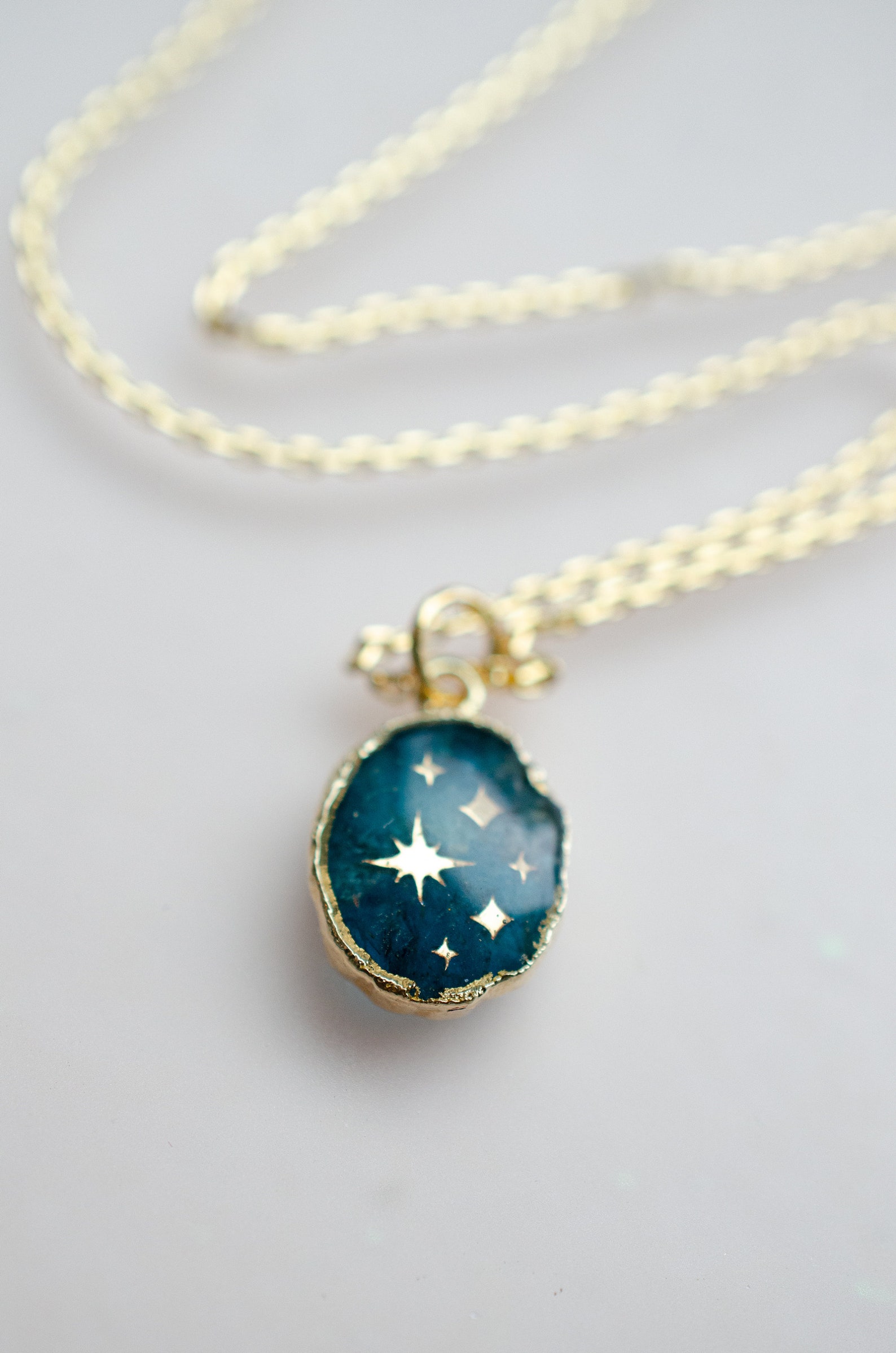 Celestial Necklace Astrology Necklace Crystal Jewelry Gold - Etsy