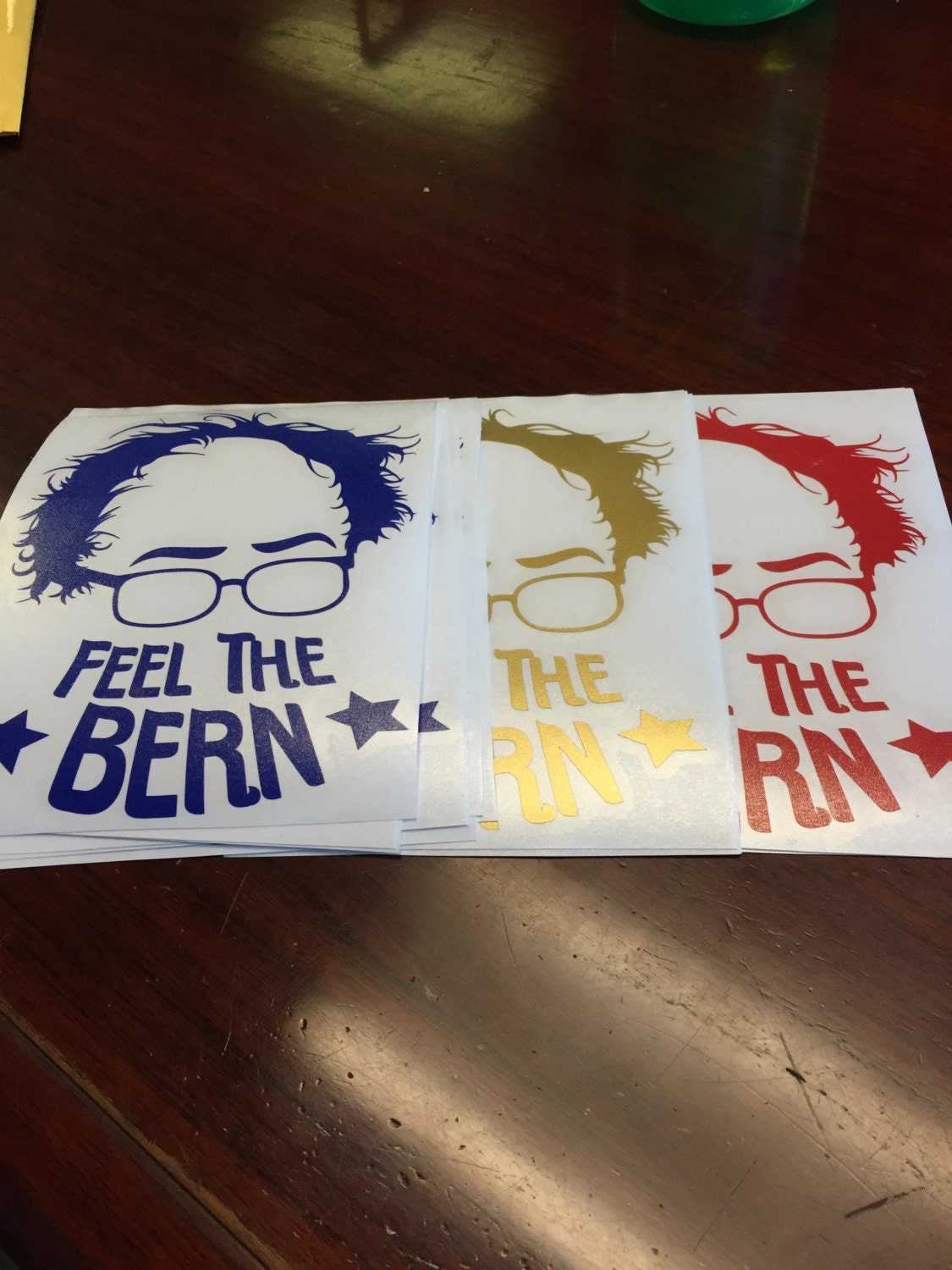 Feel the Bern Bernie Sanders Stickers Vinyl Stickers | Etsy