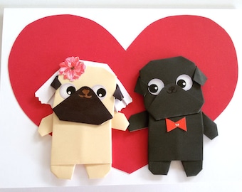 Origami pug | Etsy